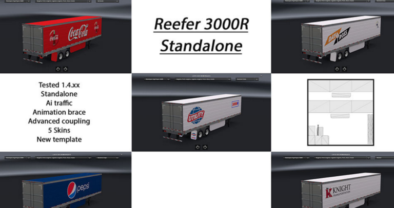 2 Reefer 3000r Standalone and modified Mod - Euro Truck Simulator 2 ...